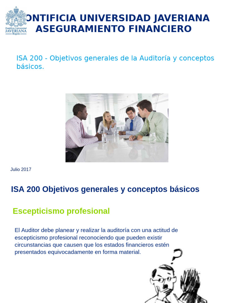 ISA 200 ISQC1 e ISA 220 | PDF | Auditoría