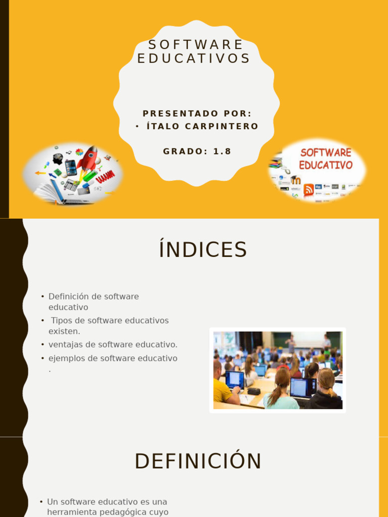 Tipos y Ventajas del Software Educativo | PDF | Software | Aprendizaje