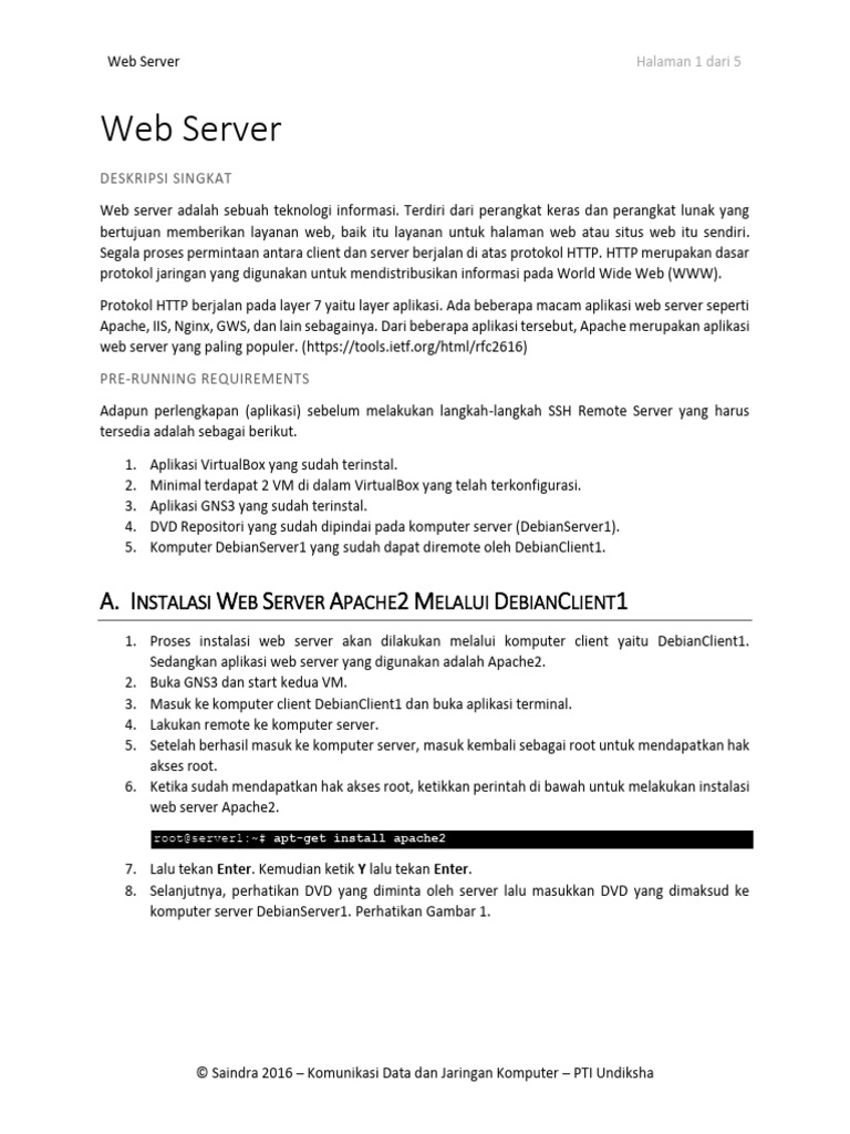 Web Server | PDF | Komputer