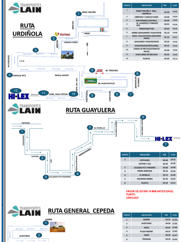 Croquis Hi Lex 2 Turnos 2024 | PDF