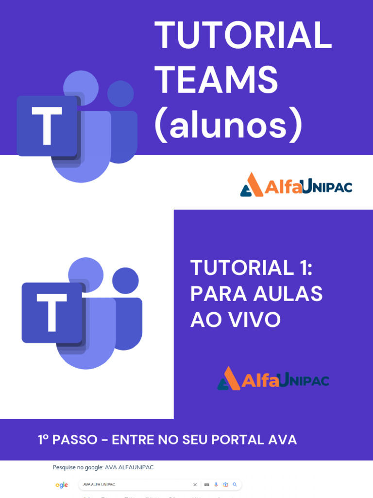 Tutorial Teams Alunos | PDF | Senha