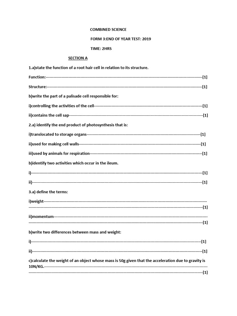 COMBINED_SCIENCE_P2 | PDF | Isotope | Acid