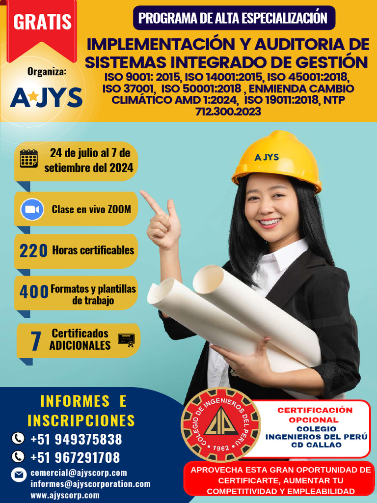 Implementacion y Auditoria de Sig Julio - Set 24 - Compressed | PDF | Auditoría | Organización ...