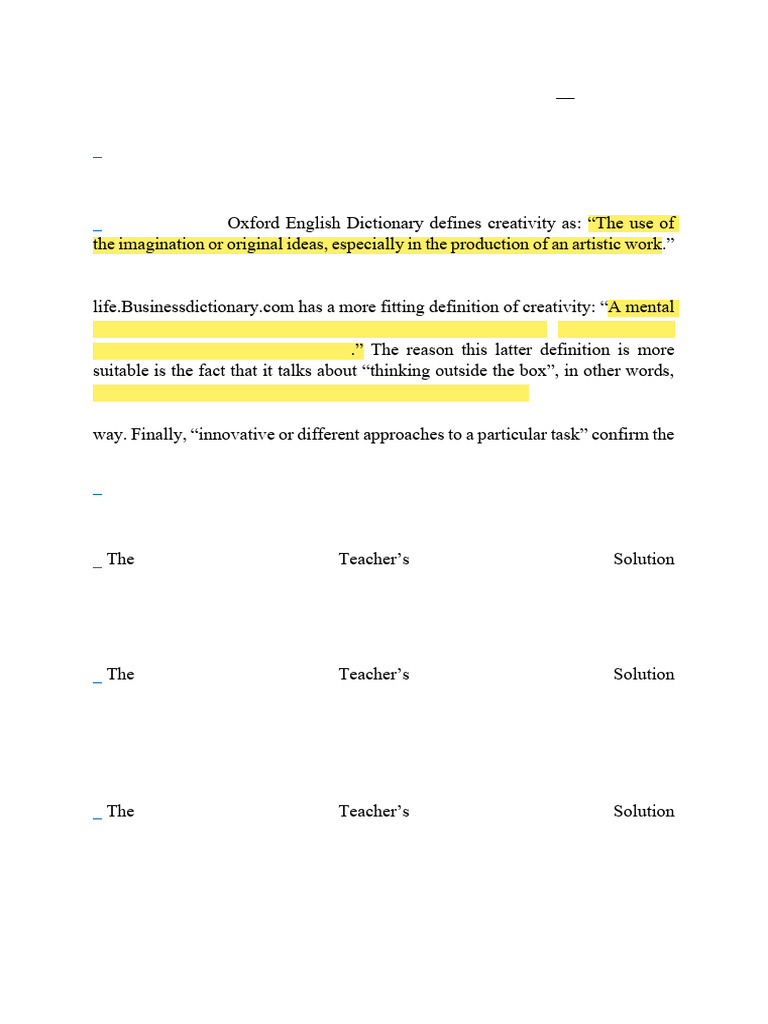 Creative Teaching 124847 Pdf Creativity Teachers