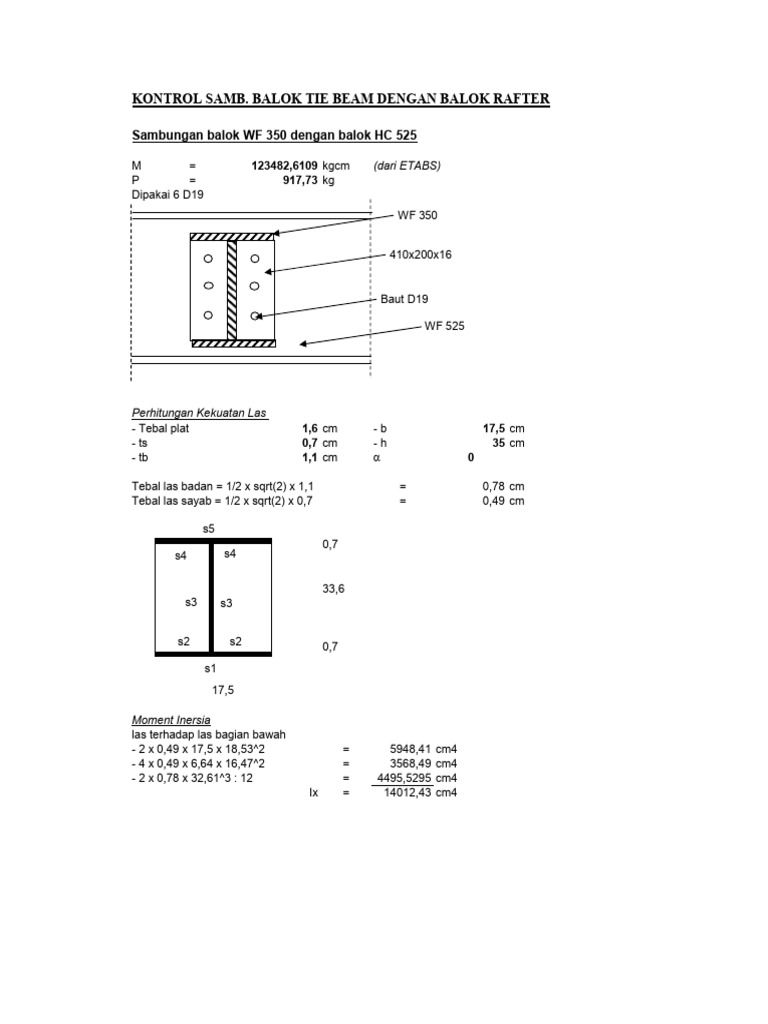 Sambungan Tie Joint To Rafter | PDF | Teaching Methods & Materials