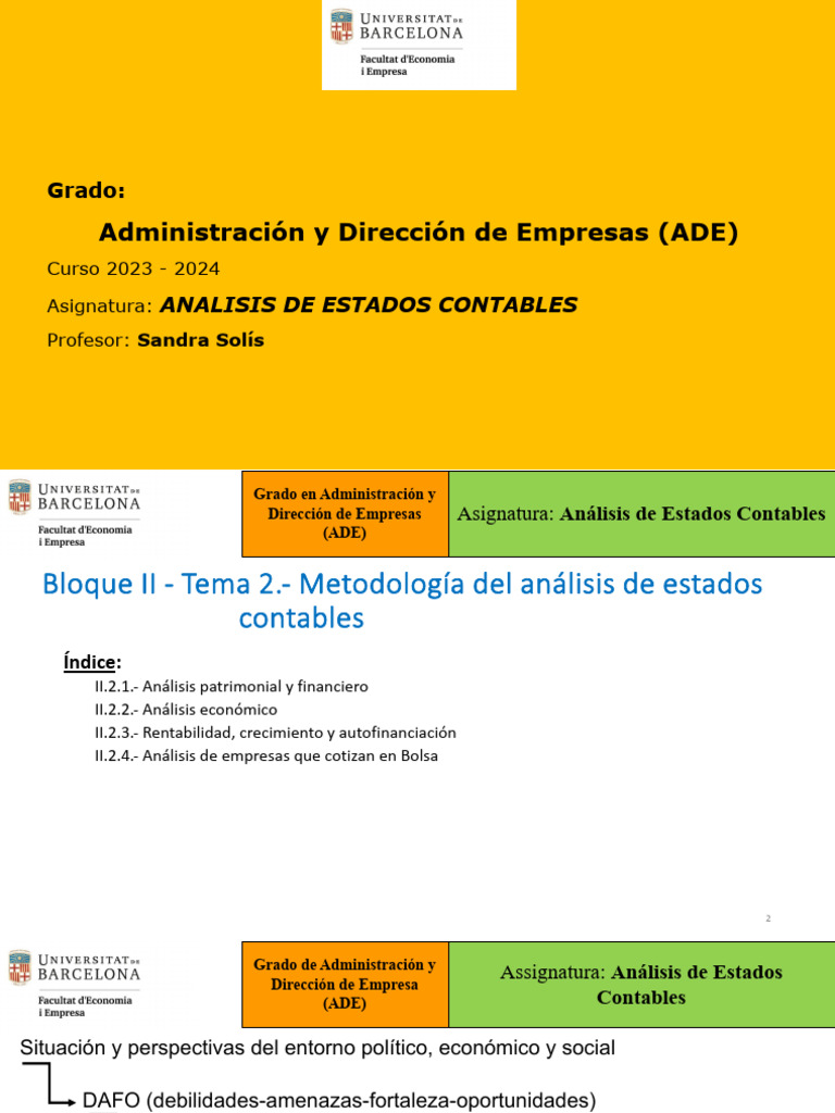 Bloque II - Tema 2.1 | PDF | Deuda | Contabilidad