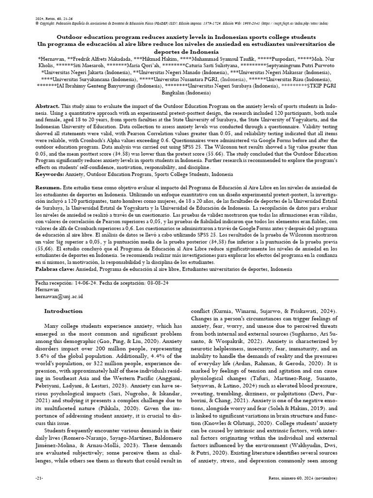 107811-Texto Del Artículo-433368-1-10-20240812 | PDF | Anxiety | Statistics