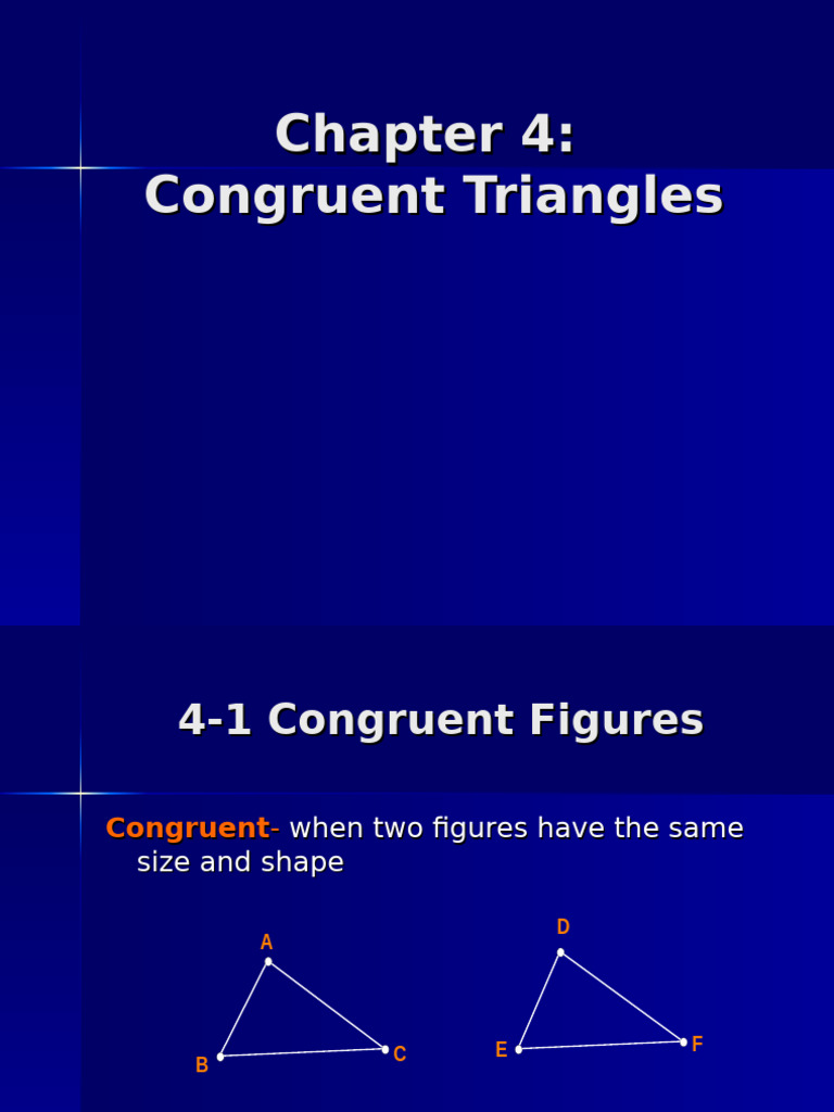 Chapter 4 Geometry | PDF | Triangle | Perpendicular