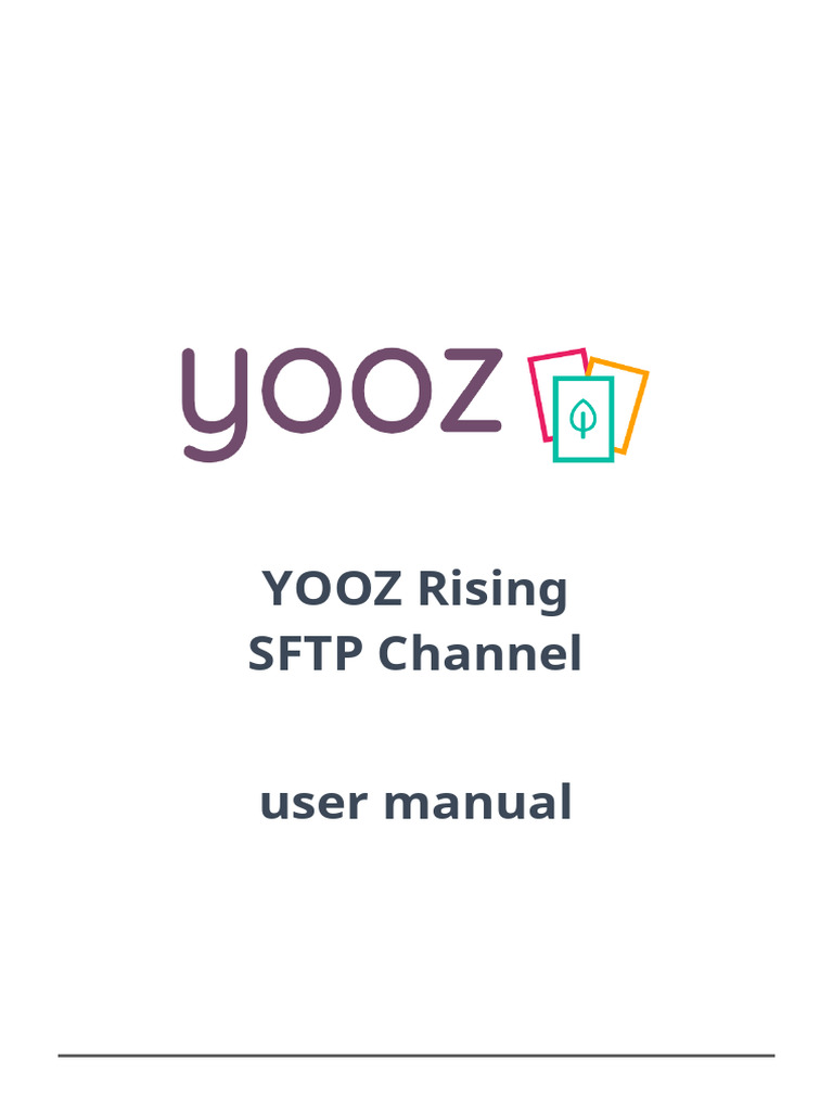 YoozRising SFTP User Manual EN | PDF | Computer File | Directory (Computing)