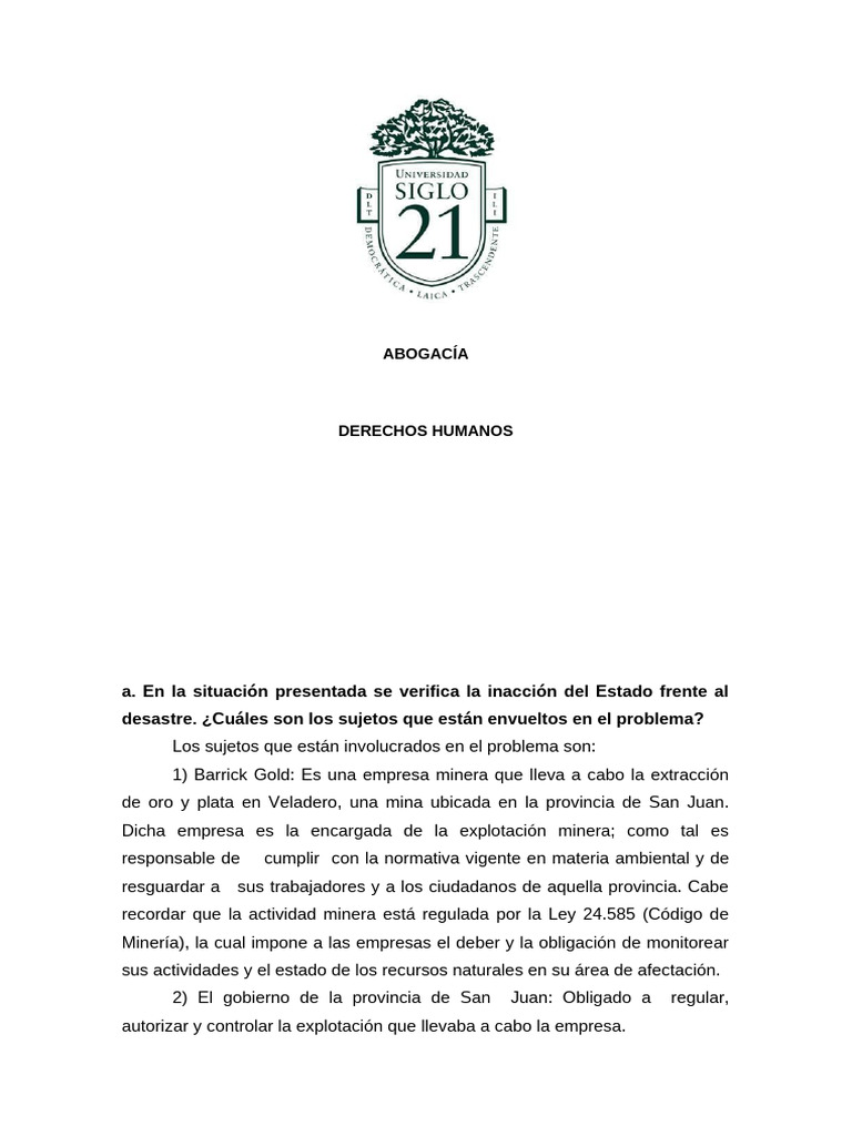Tp1 Derecho Humanos | PDF | Derechos humanos | Democracia
