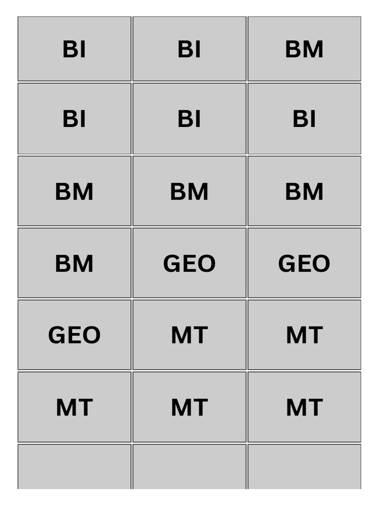 Bi Bi BM Bi Bi Bi BM BM BM BM Geo Geo Geo MT MT MT MT MT | PDF