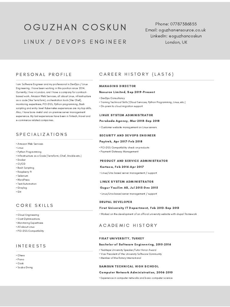 Oguz Han | PDF | Linux | Cloud Computing