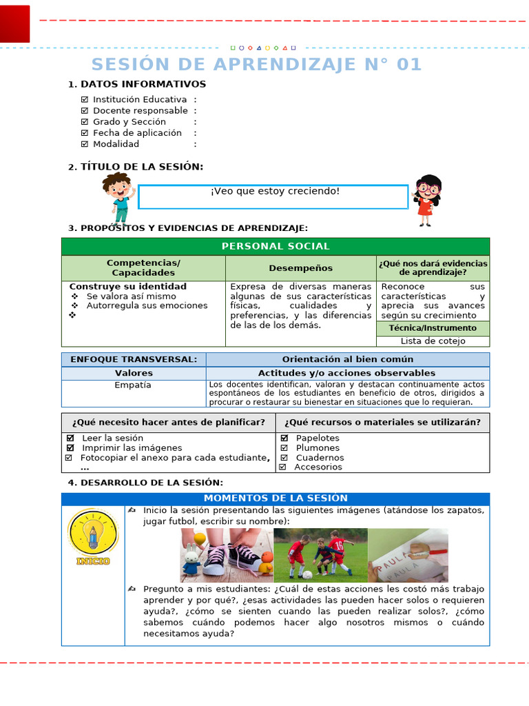 Sesion Creando Adivinanzas Agosto | PDF | Aprendizaje | Maestros