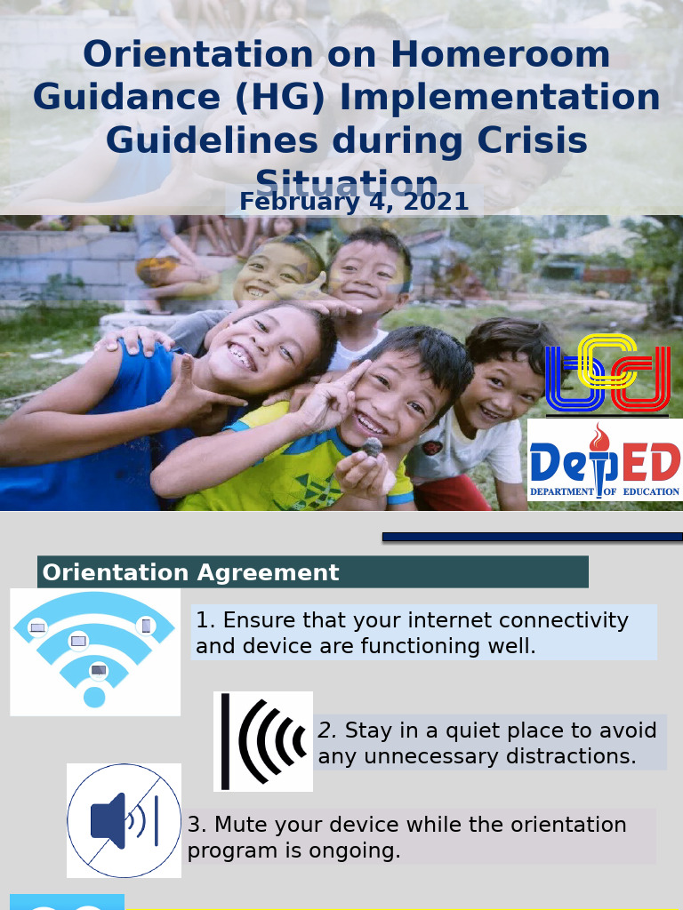 Orientation On The Policy Guidelines in HG | PDF | Curriculum | Learning