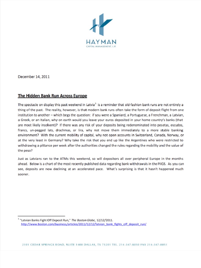 Hayman Capital Kyle Bass | PDF