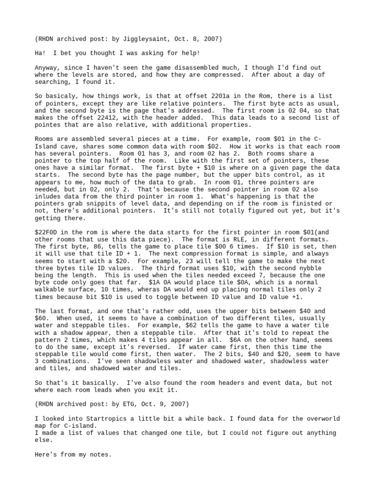 Startropics Notes | PDF | Pointer (Computer Programming) | Bit