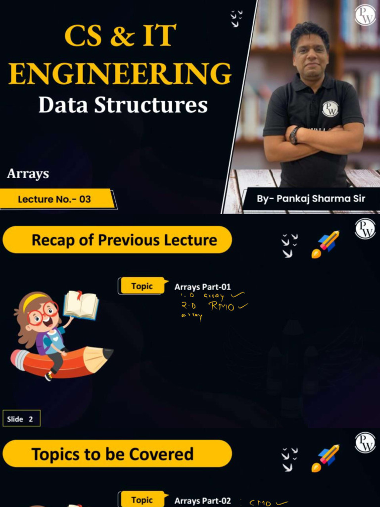 Arrays 03 - Class Notes | PDF Arrays 03 - Class Notes | PDF