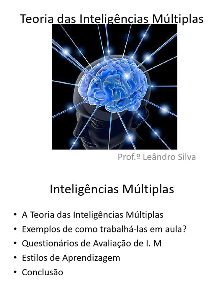 Teoria Das Inteligências Multiplas | PDF | Inteligência | Aprendizado