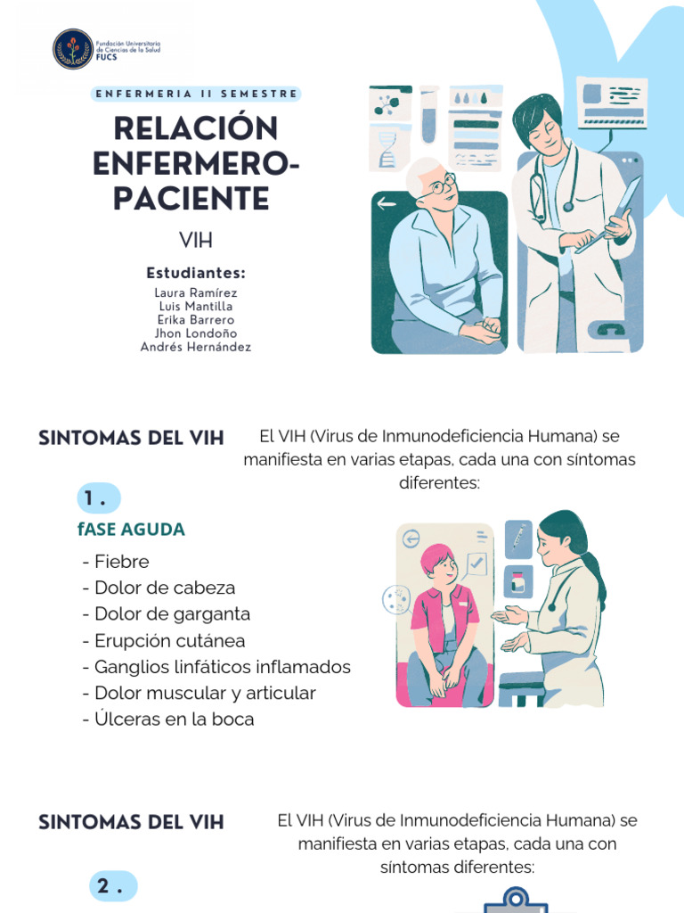 Relación Enfermero-Paciente en Pacientes Con B24X: Un Enfoque Desde El ...