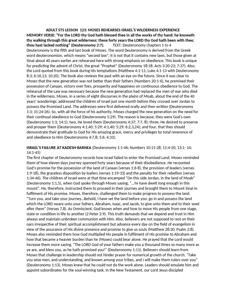 adult-sts-lesson-123-moses-rehearses-israel-s-wilderness-experience