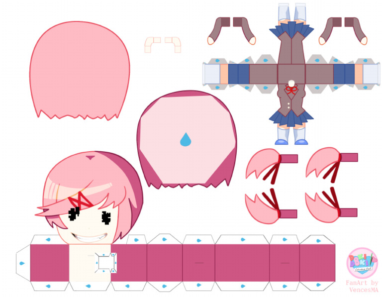 Natsuki Glitched Paper | PDF
