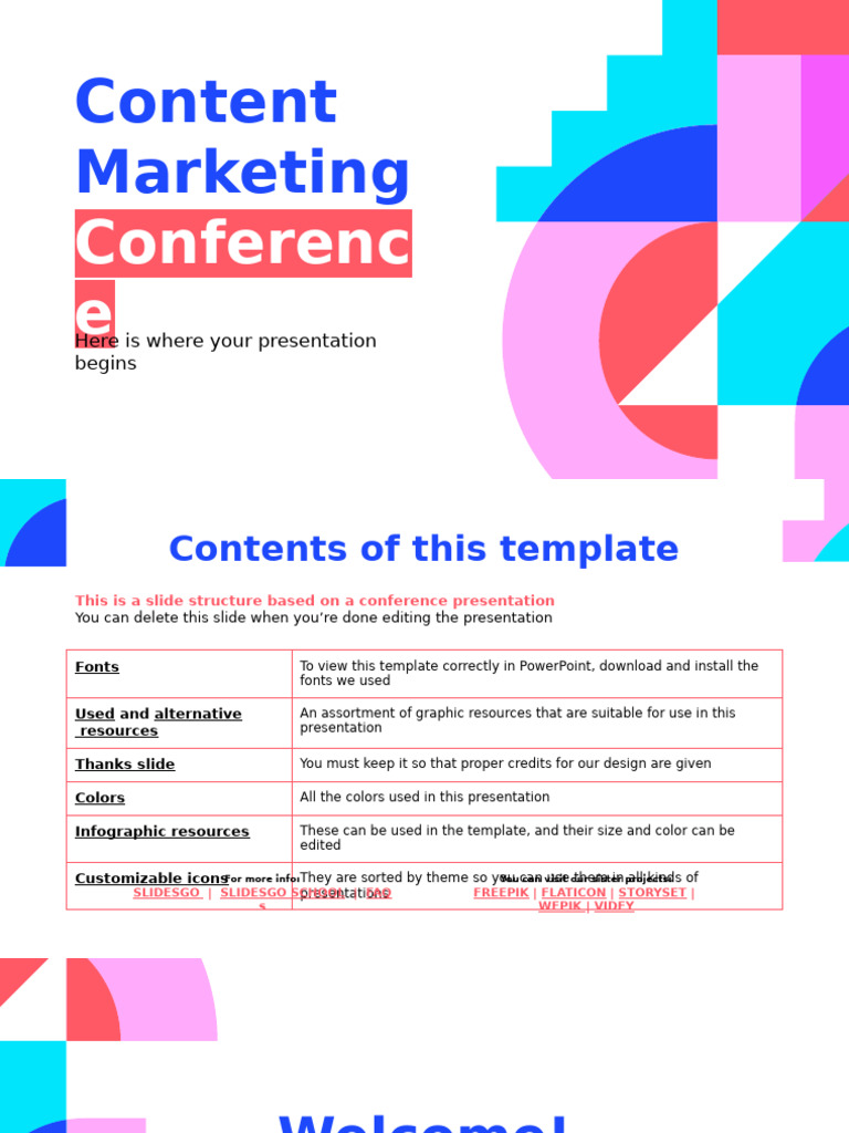 Content Marketing Conference Template | PDF | Planets | Planets In ...