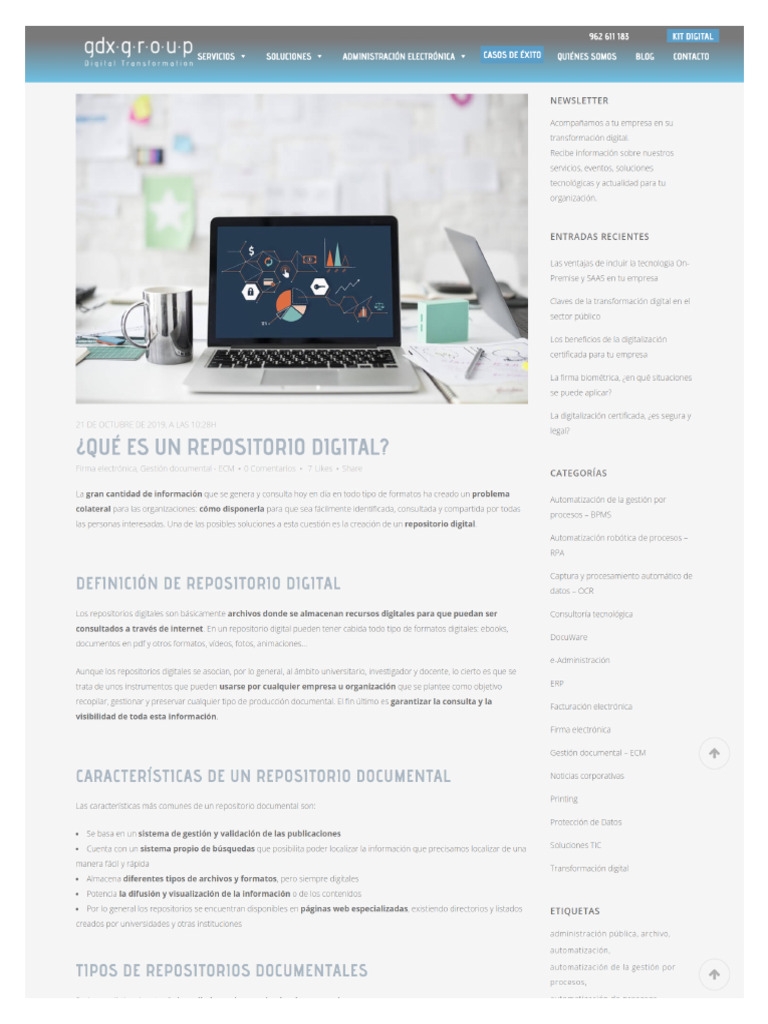 EPG10 Qué Es Un Repositorio Digital 2024 CD | PDF