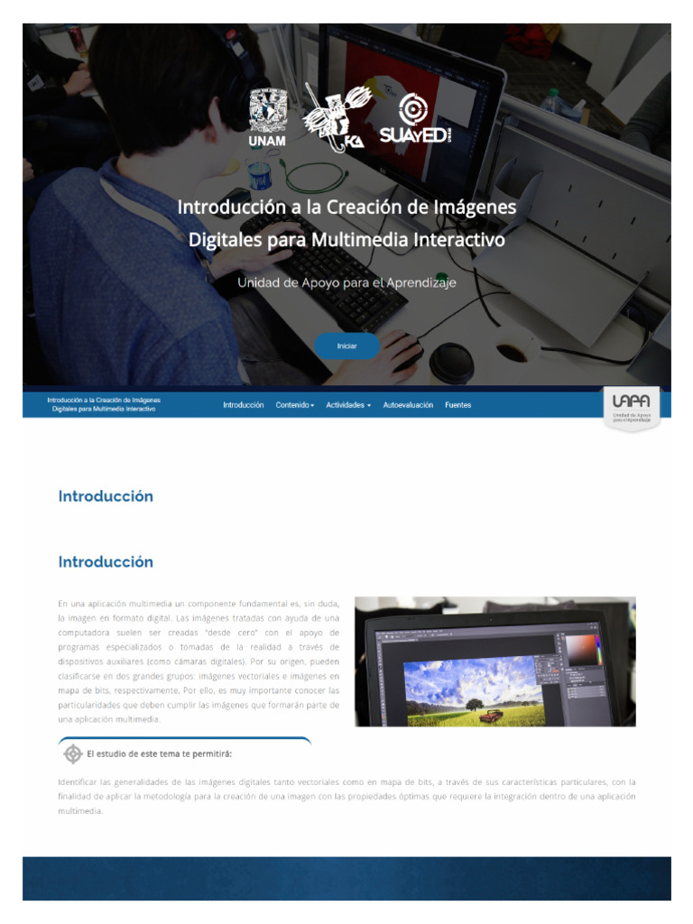 EPG 12 Introducción A La Creación de Imágenes Digitales para Multimedia Interactivo CD 2024 | PDF