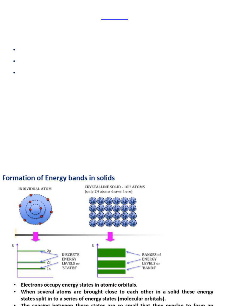 Unit-1 | PDF | Electronic Band Structure | Solid