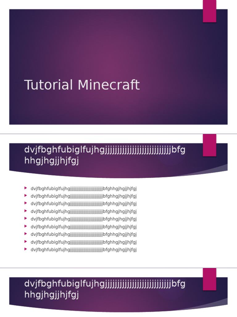 Tutorial Minecraft | PDF