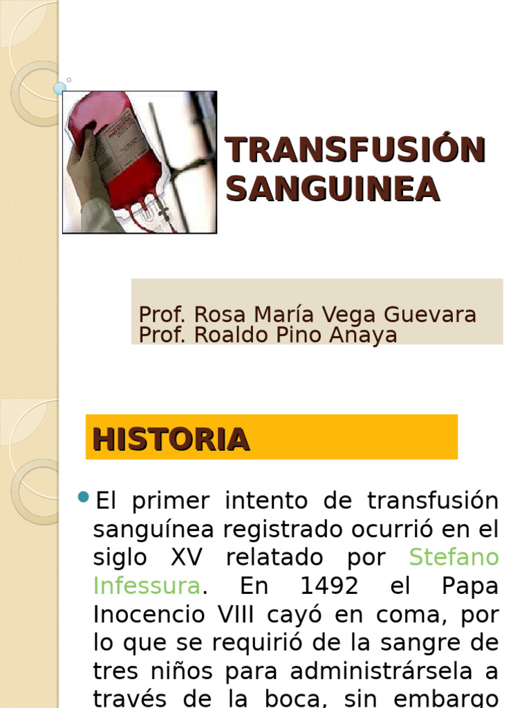 Transfusión Sanguinea | PDF | Transfusión de sangre | Hematología
