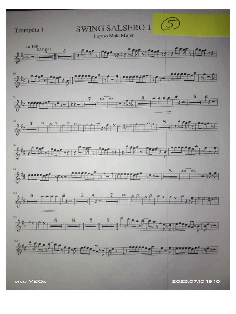 Swing Salsero 1 Trompeta 1 | PDF