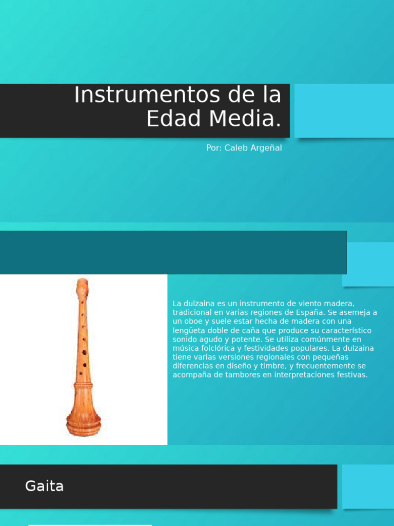 Instrumentos de La Edad Media | PDF | Instrumentos de cuerda ...