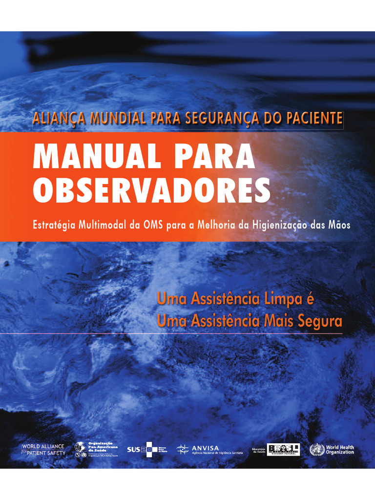 Manual da OMS sobre Higienização das Mãos | PDF | Infecção | Enfermagem