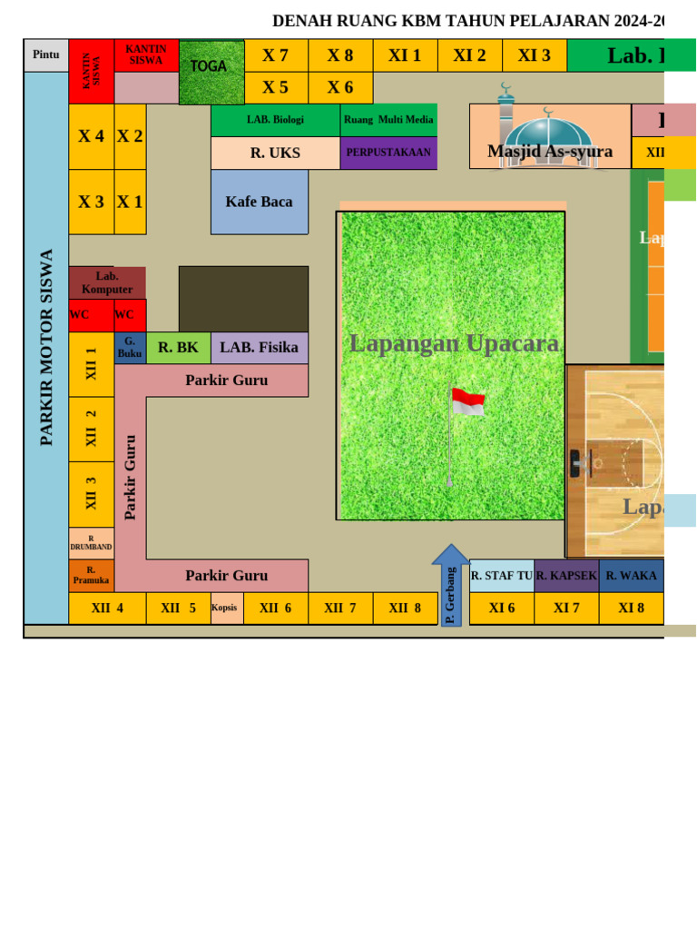 Denah KBM 2024 - 2025 | PDF