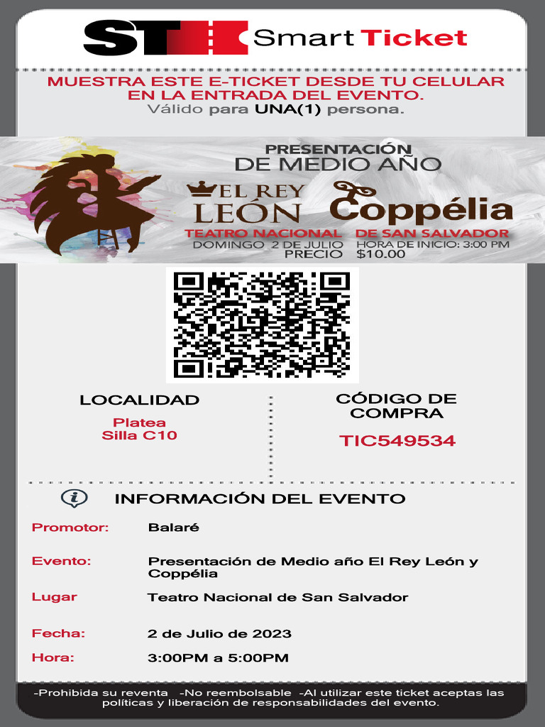 SmartTicket 549534 | PDF