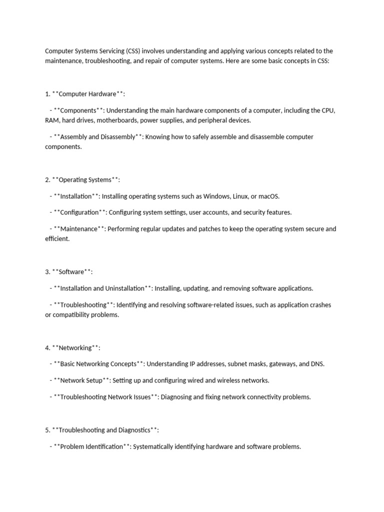Computer System-Basic | PDF | Computer Hardware | Operating System Computer System-Basic | PDF | Computer Hardware | Operating System