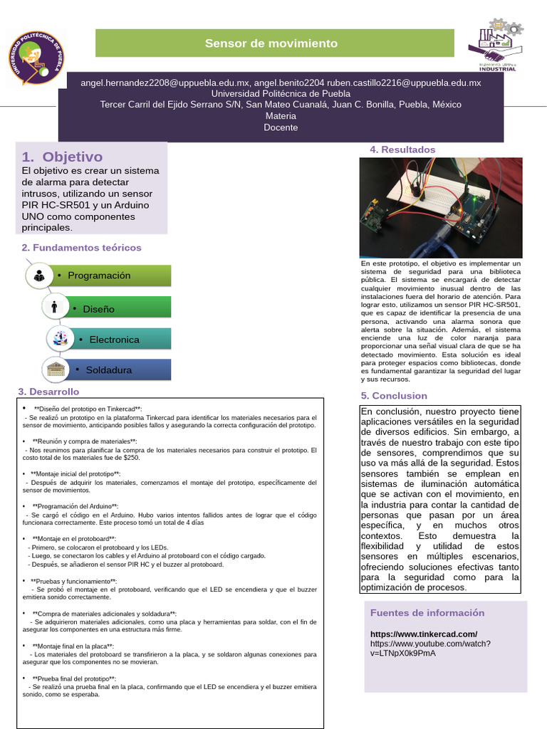 Cartel Fto | PDF | Arduino | Diodo emisor de luz