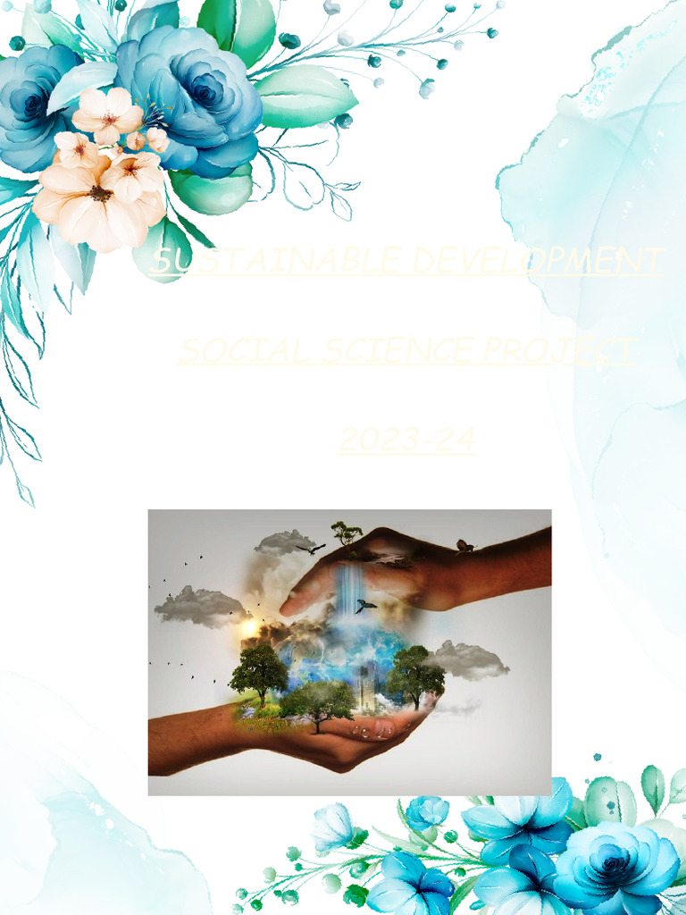 Sustainable Development Social Science Project 2023-24 | PDF ...
