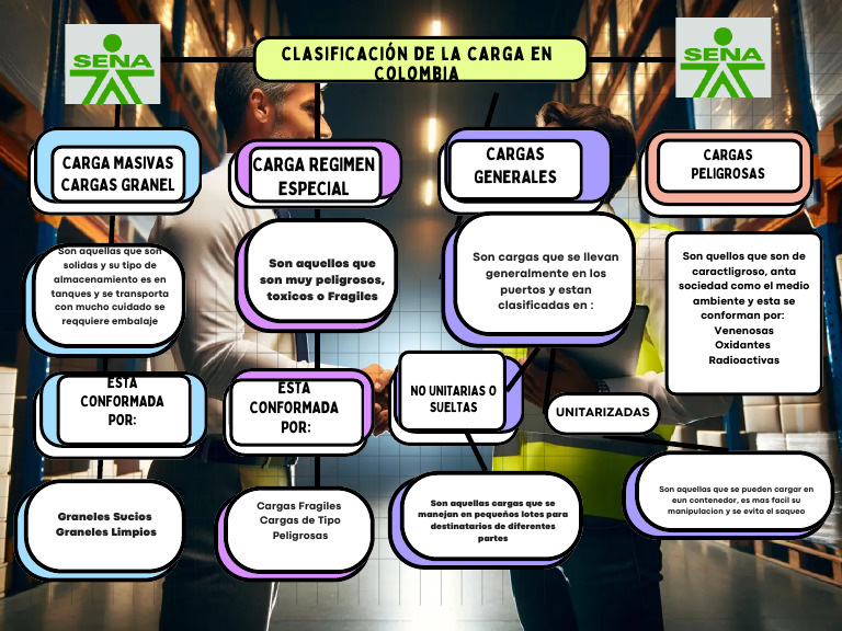 Evidencia GA2-210101075-AA1-EV01. Mapa conceptual clasificación de la carga en Colombia. | PDF