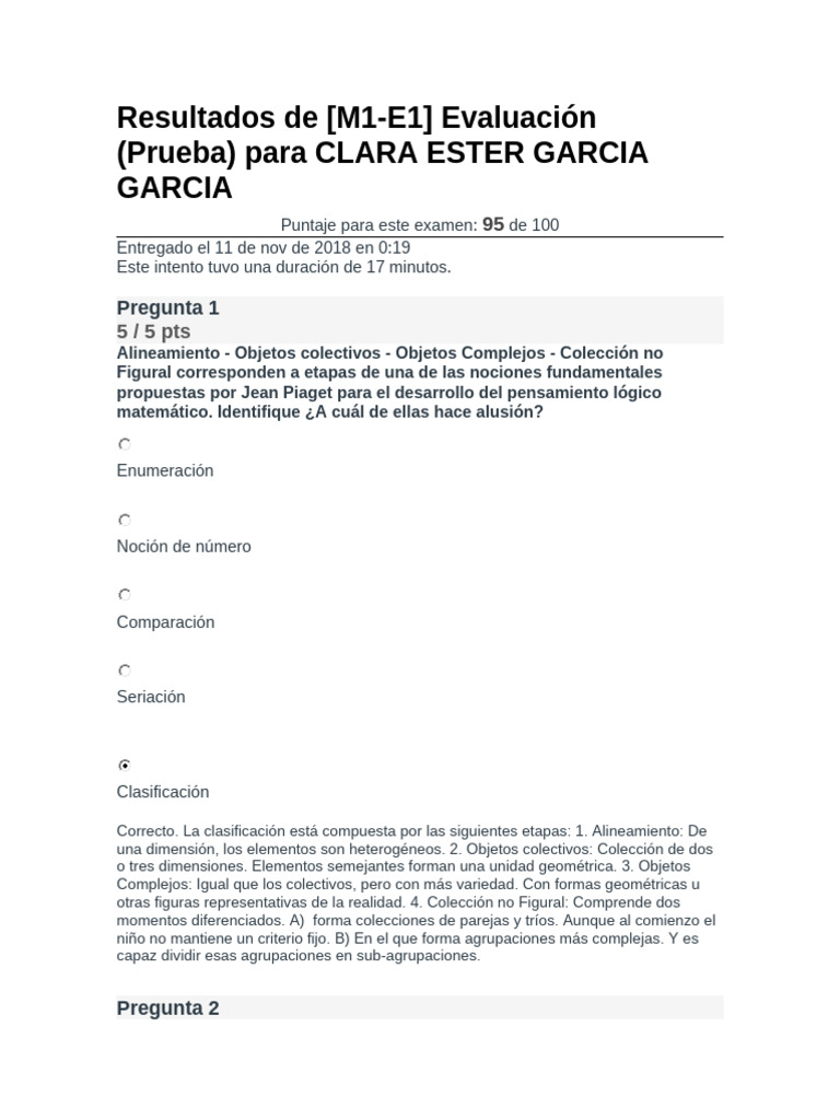 Prueba Modulo 1 E.D.P.L.M | PDF | Pensamiento | Sicología