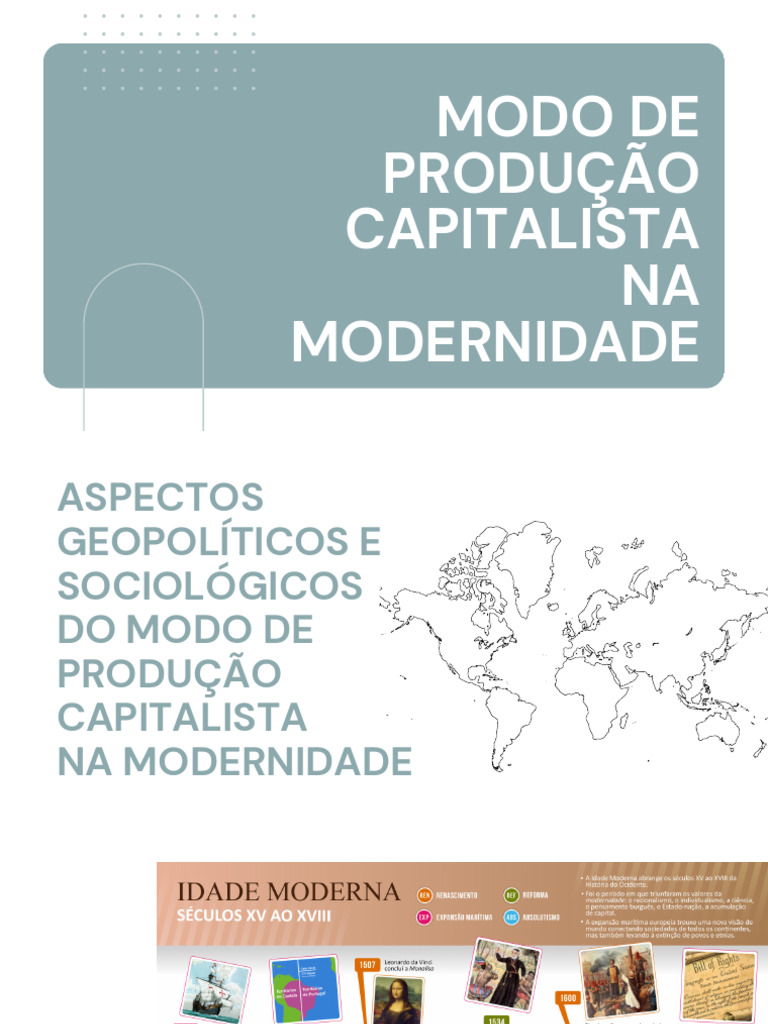 Capitalismo Moderno: Geopolítica e Sociologia | PDF | Propriedade ...