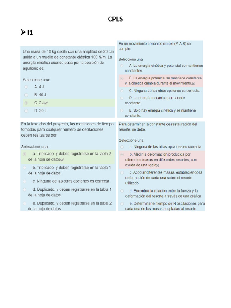 CPL'S Física III | PDF | Péndulo | voltaje