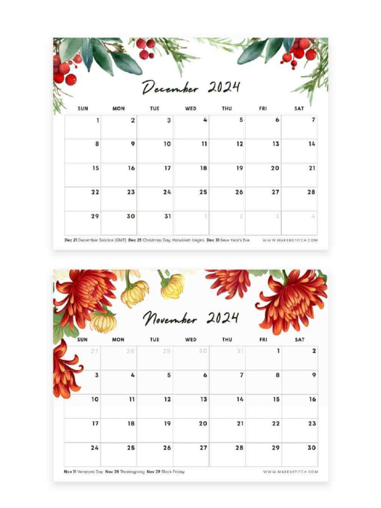 Calendars | PDF