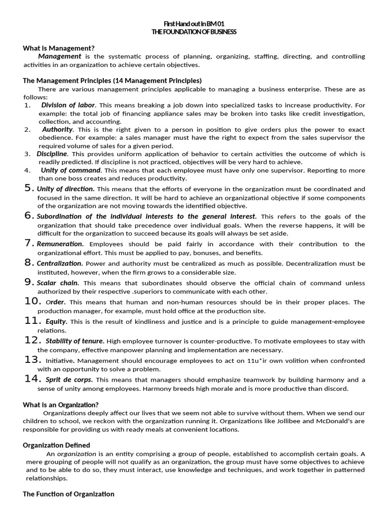 Foundation of Business | PDF | Entrepreneurship | Goal