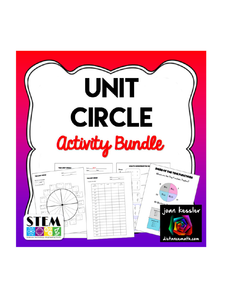 Unit Circle Exact Ratios | PDF | Trigonometric Functions | Special ...