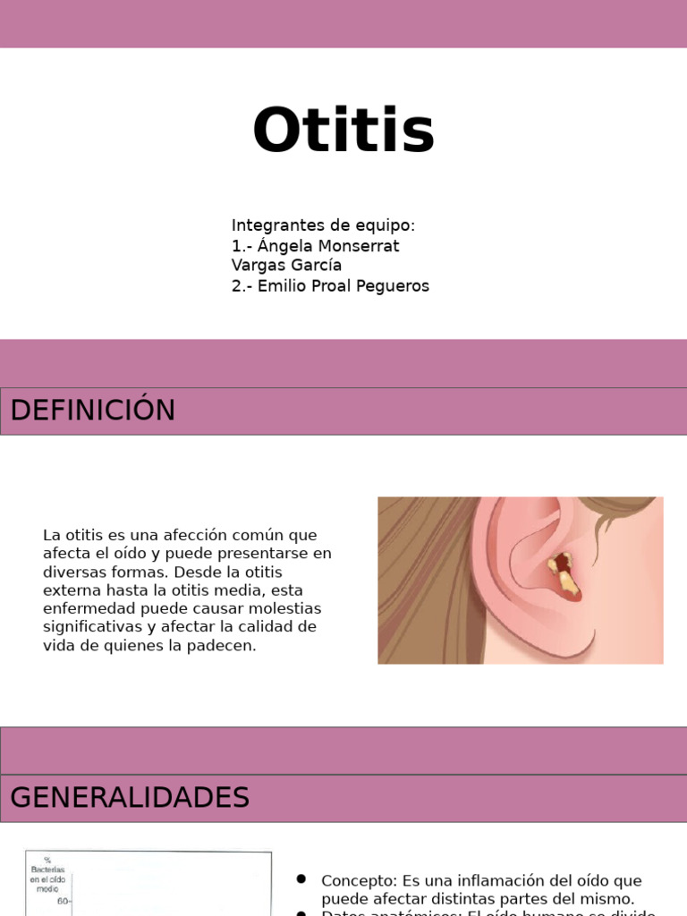Otitis | PDF | Oído | Escuchando