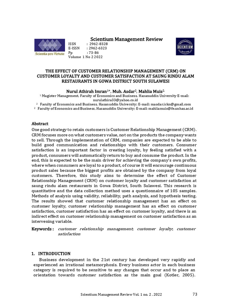 Customer Relationship Pdf Customer Relationship Management Customer