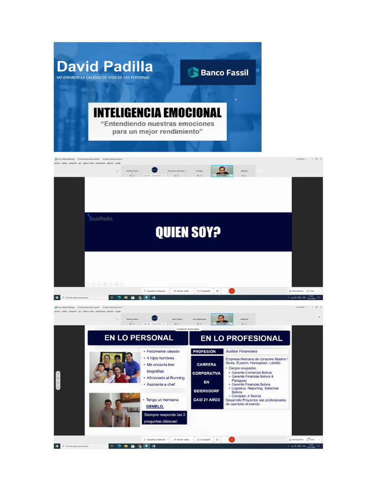 Capacitacion - Inteligencia Emocional - David Padilla | PDF