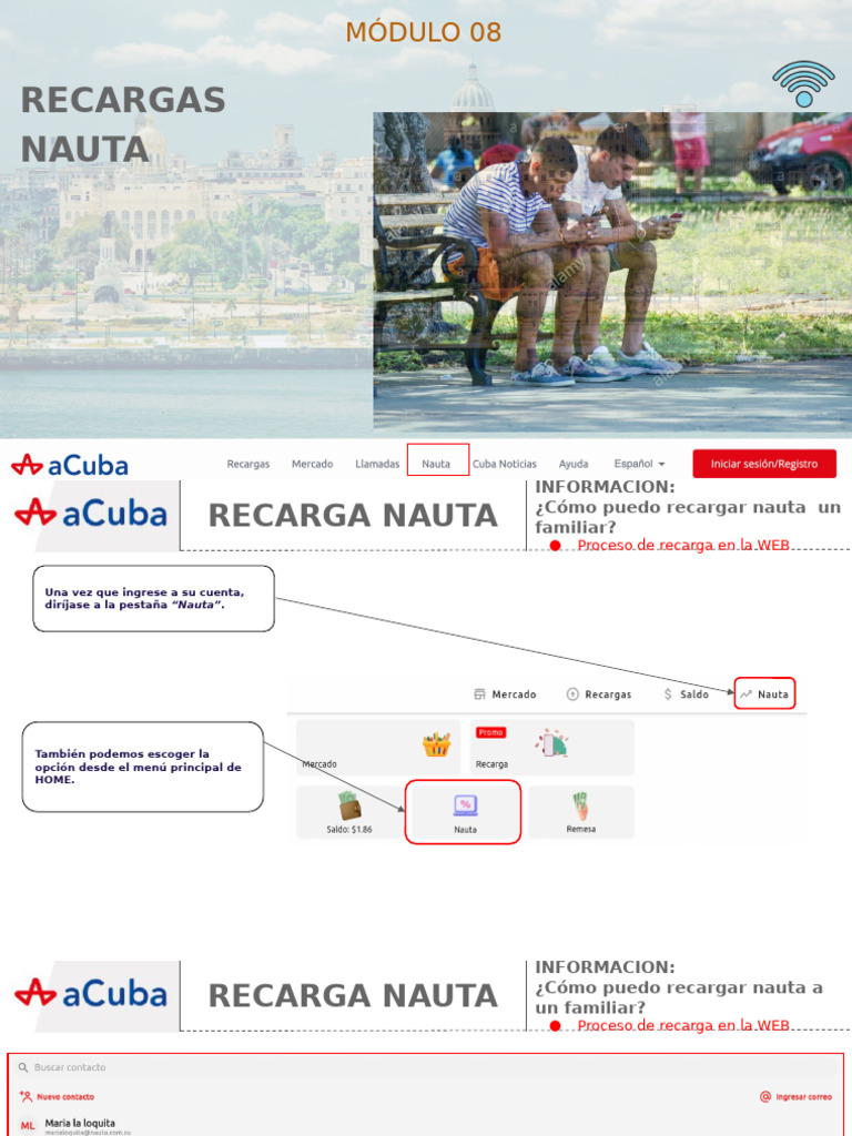 Recarga Nauta | PDF | Aplicación movil